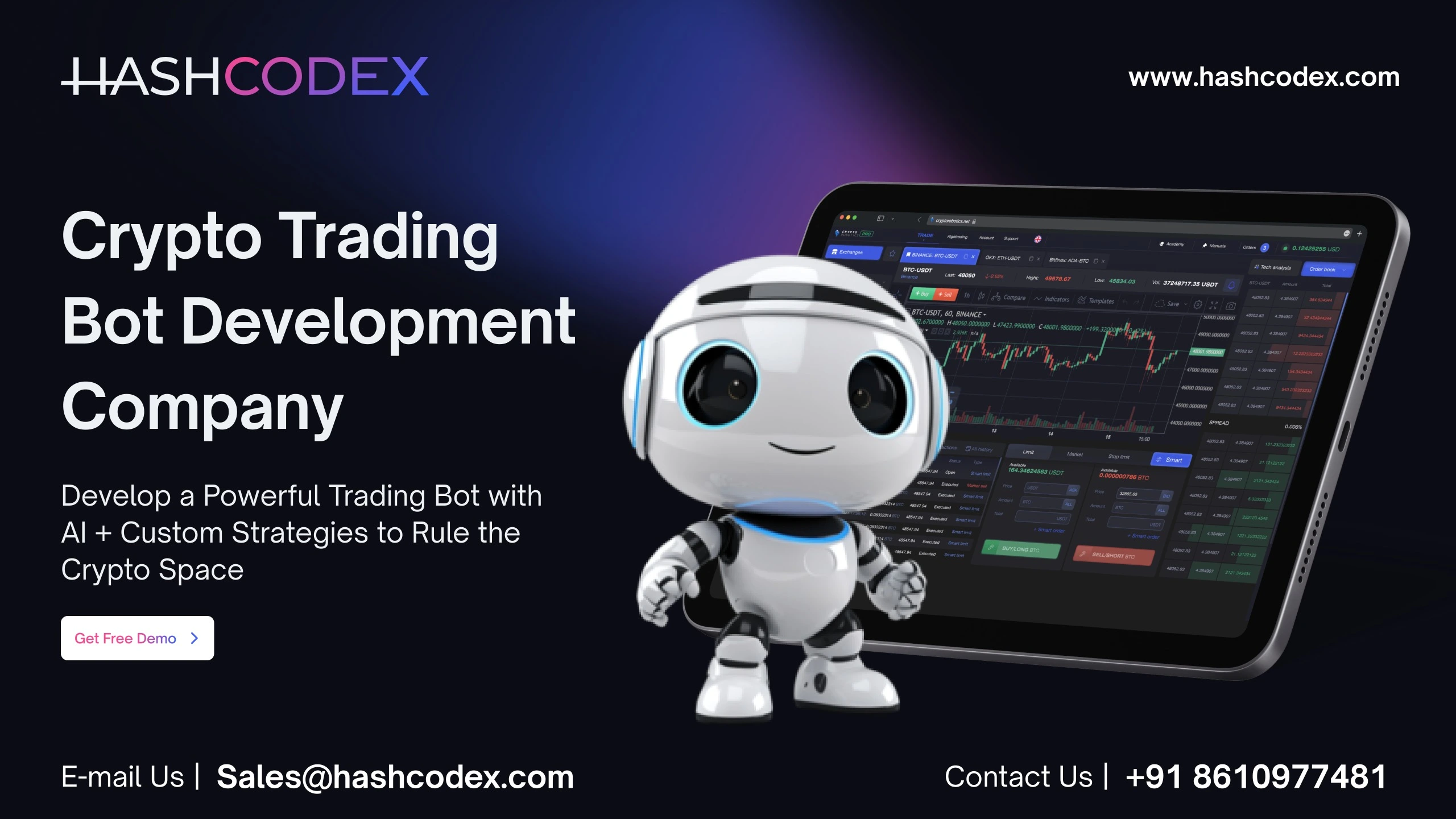 Crypto Trading Bot Development Company | Hashcodex