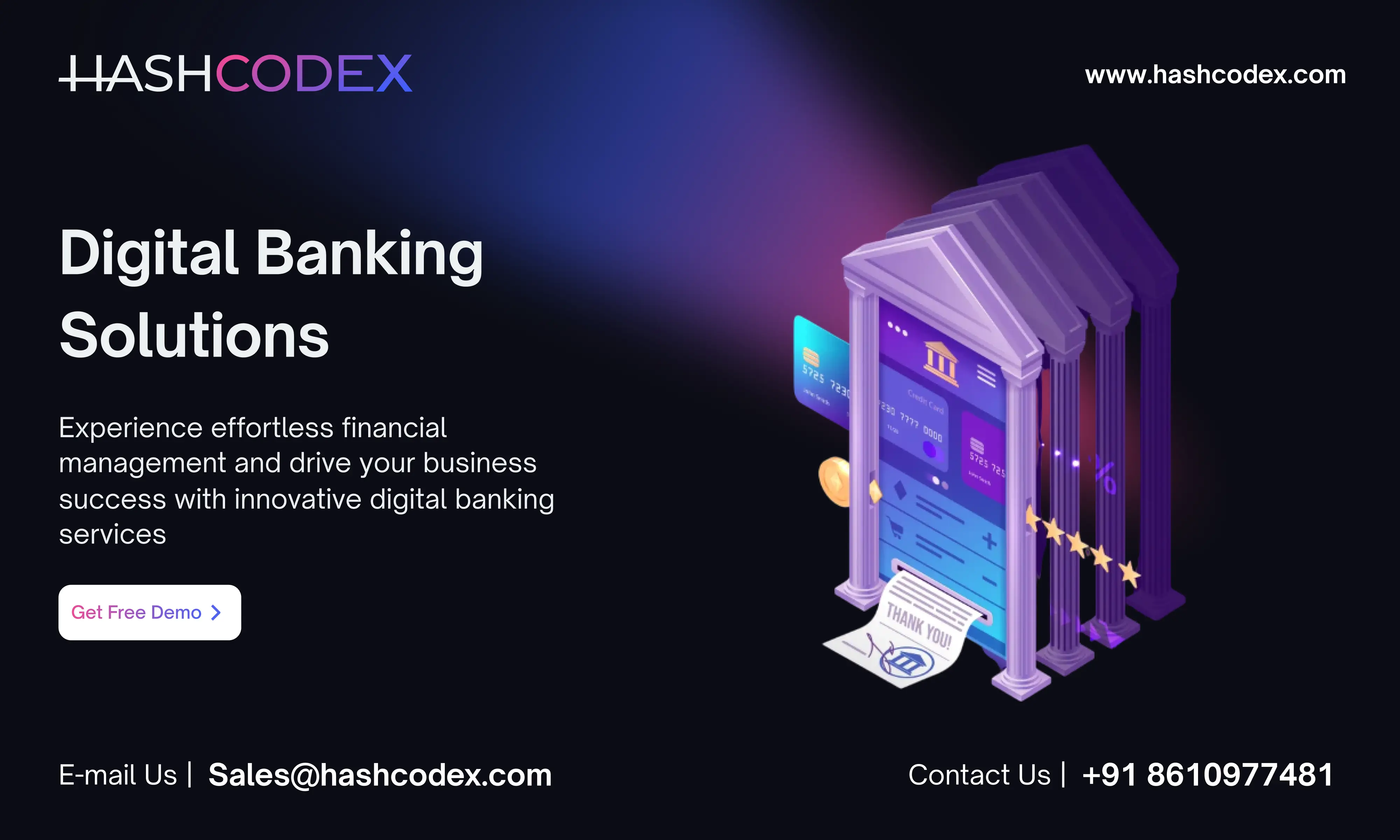 Innovative Digital Banking Solutions by Hashcodex | Hashcodex